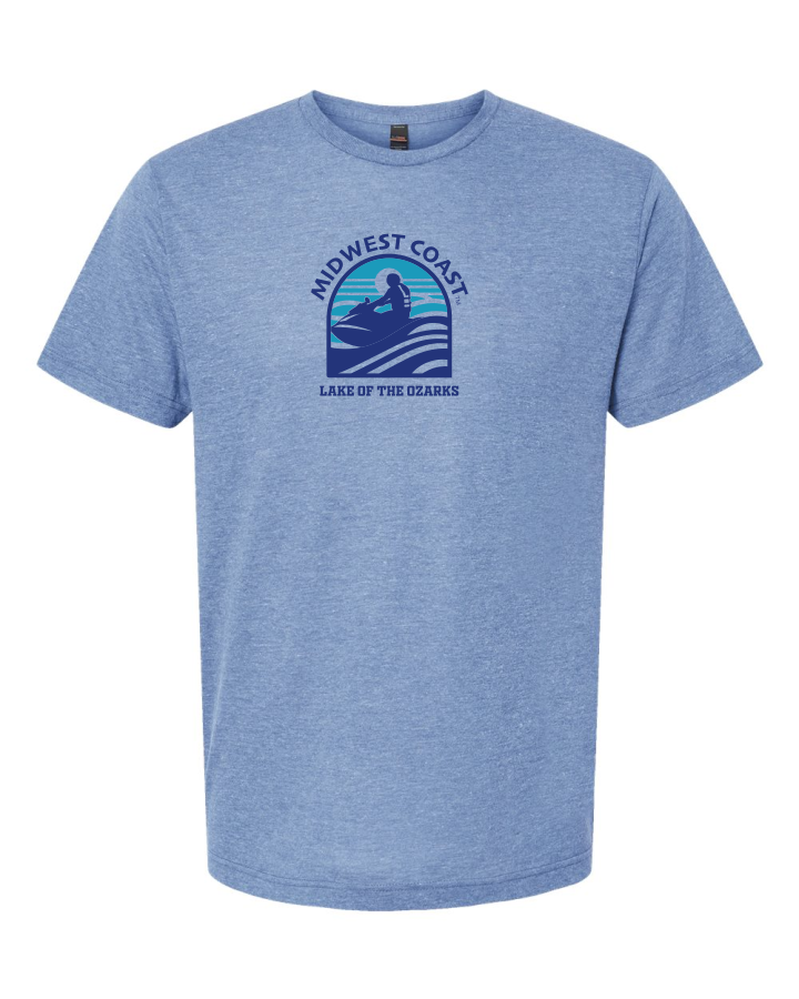 Heather Blue Tee – The Midwest Coast